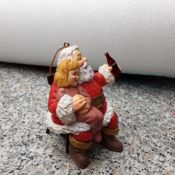 Vintage | Holiday | Vintage Coca Cola Santa Christmas Ornament | Poshmark